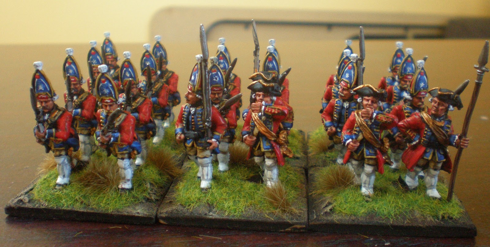 Kent's 28mm Painting SYW Project: 28mm Hanoverian Hardenberg infantry