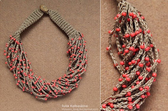 Imagenes de collares de crochet - Imagui