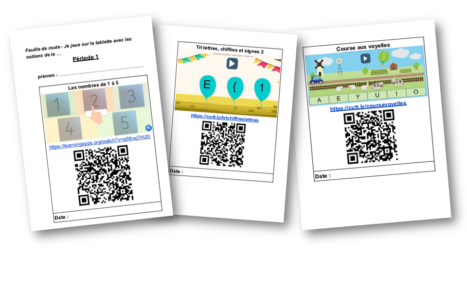 Teacher Charlotte: Jouer sur tablette pour réviser en Grande Section