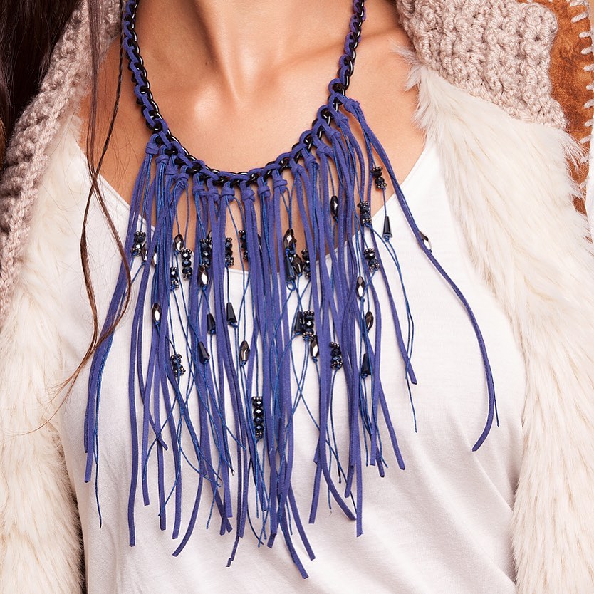 Designer fashion statement necklace