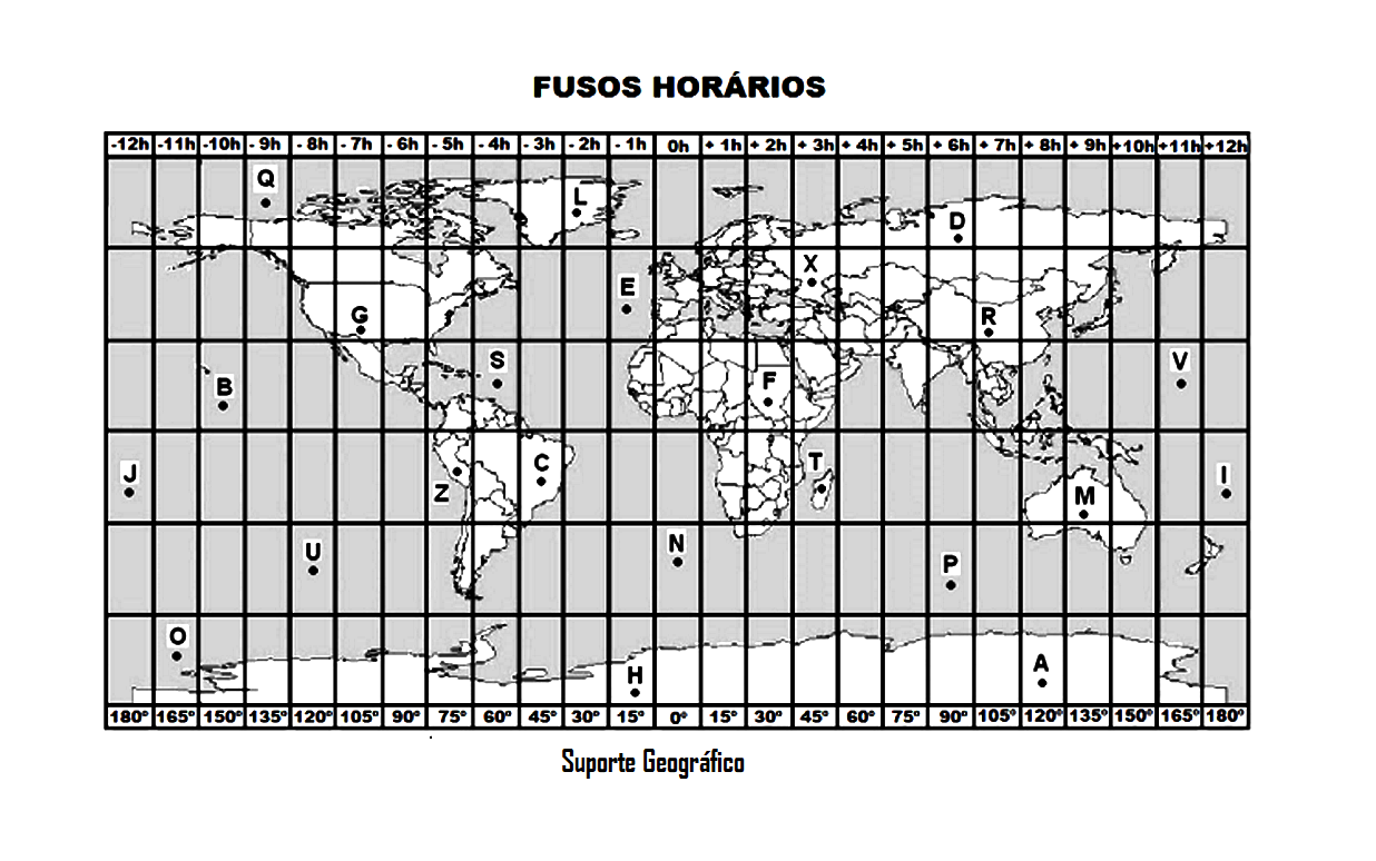 Exercicios Sobre Fuso Horario - NAZAEDU