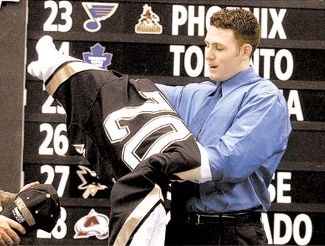 Sticks: Ryan Whitney - Edmonton Oilers