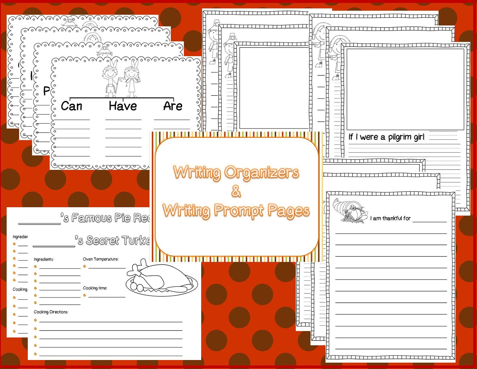 You Might be a First Grader...: All kinds of November stuff and a freebie!