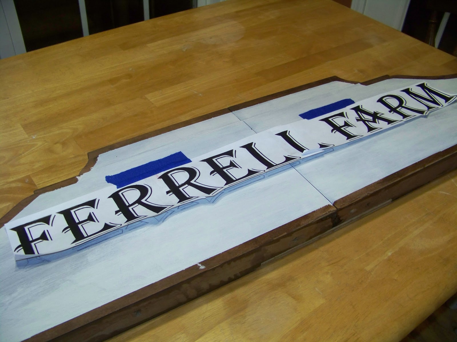 The Ferrell Boys and Me . . .: Makeover Monday: Ferrell Farm Sign