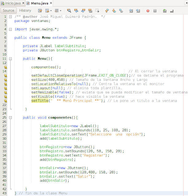 TutorialesJosem: Como Crear Ventana Java manualmente facilmente y sin ...