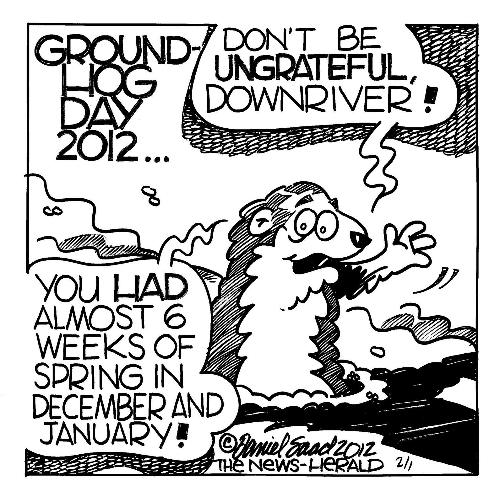 Pen Points: CARTOONS of the DAY: Happy Groundhog Day!