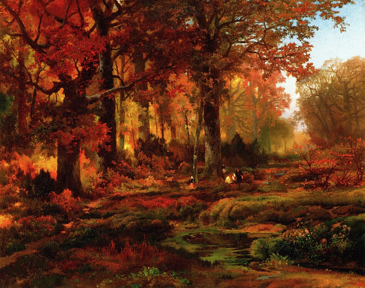 fall/autumn paintings from the 1800s | FALL PAINTINGS of the week
