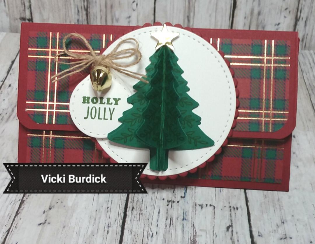 It's a Stamp Thing: Holly Jolly Triangle Box
