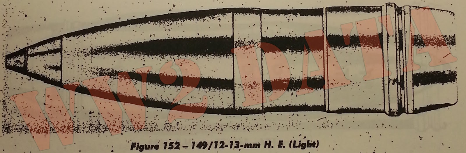 WW2 Equipment Data: Italian Explosive Ordnance - 149mm Projectiles