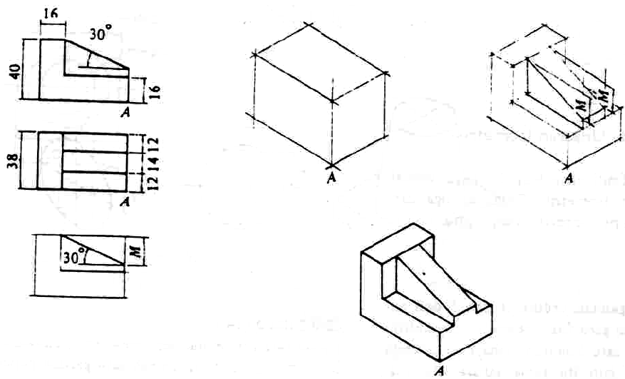 Engineering Drawing for Malaysian Students: 6.3 MELUKIS PANDANGAN ...