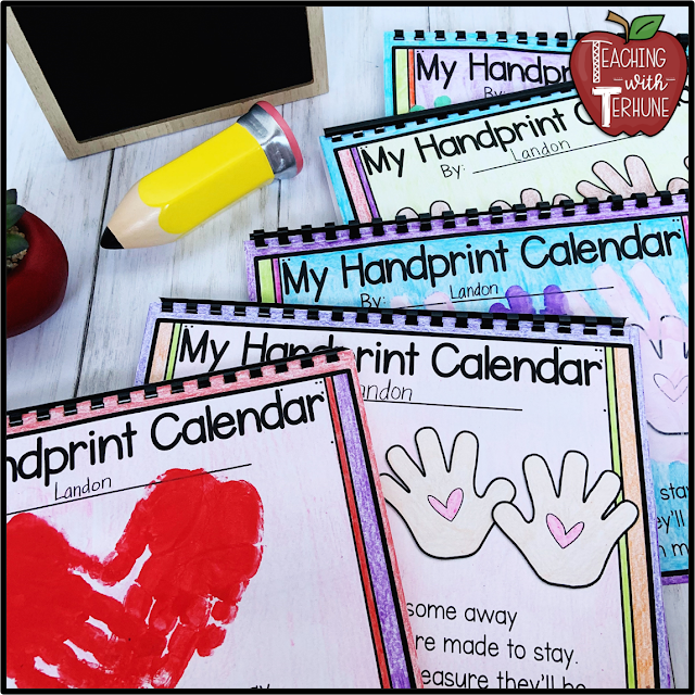 Teaching With Terhune: Handprint Calendar – Student Made Calendar for a ...