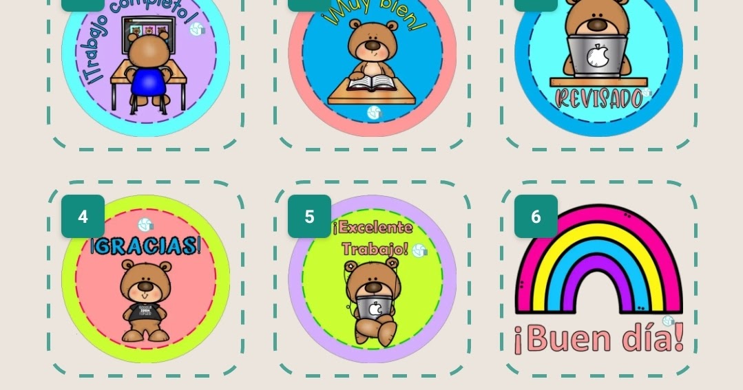 Mundo de letras. Material educativo: Stickers