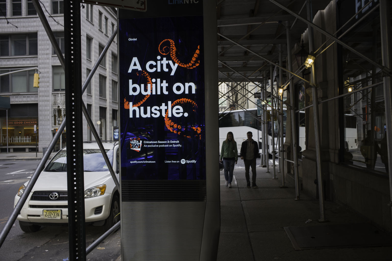 Working Pictures: Ads Under the Construction Scaffolding