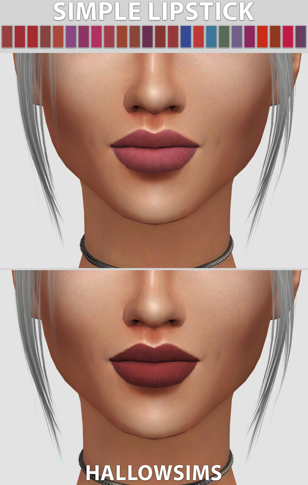 HallowSims-Simple Lipstick ~ Nathys Sims