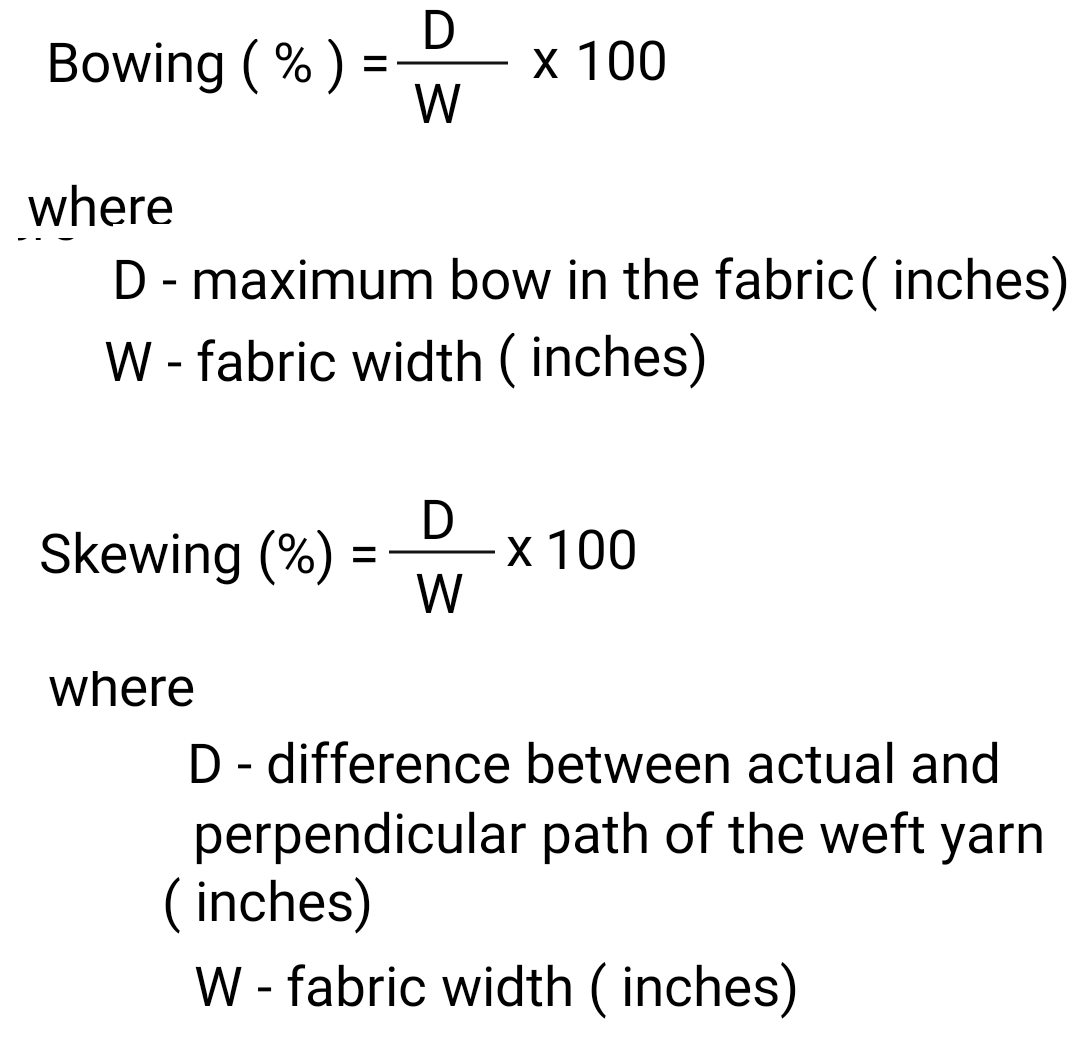 Fabric Bowing Definition at Debra Schaper blog