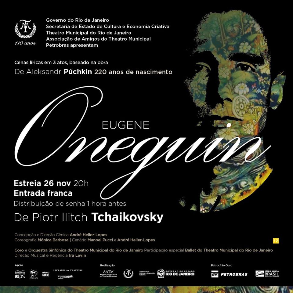 ÓPERA "EUGENE ONEGIN" ESTREIA COM ENTRADA FRANCA NO THEATRO MUNICIPAL ...