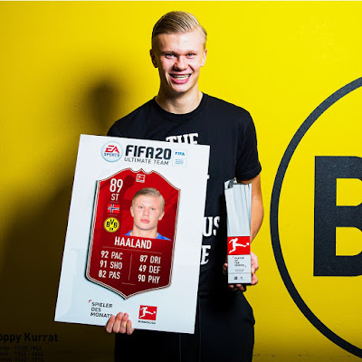 FIFA 20: mira la nueva tarjeta de Erling Haaland - No Soy Gamer