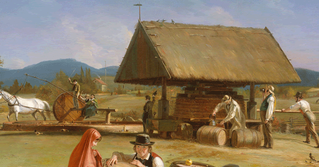 Researching Food History : Cider press - wood or stone