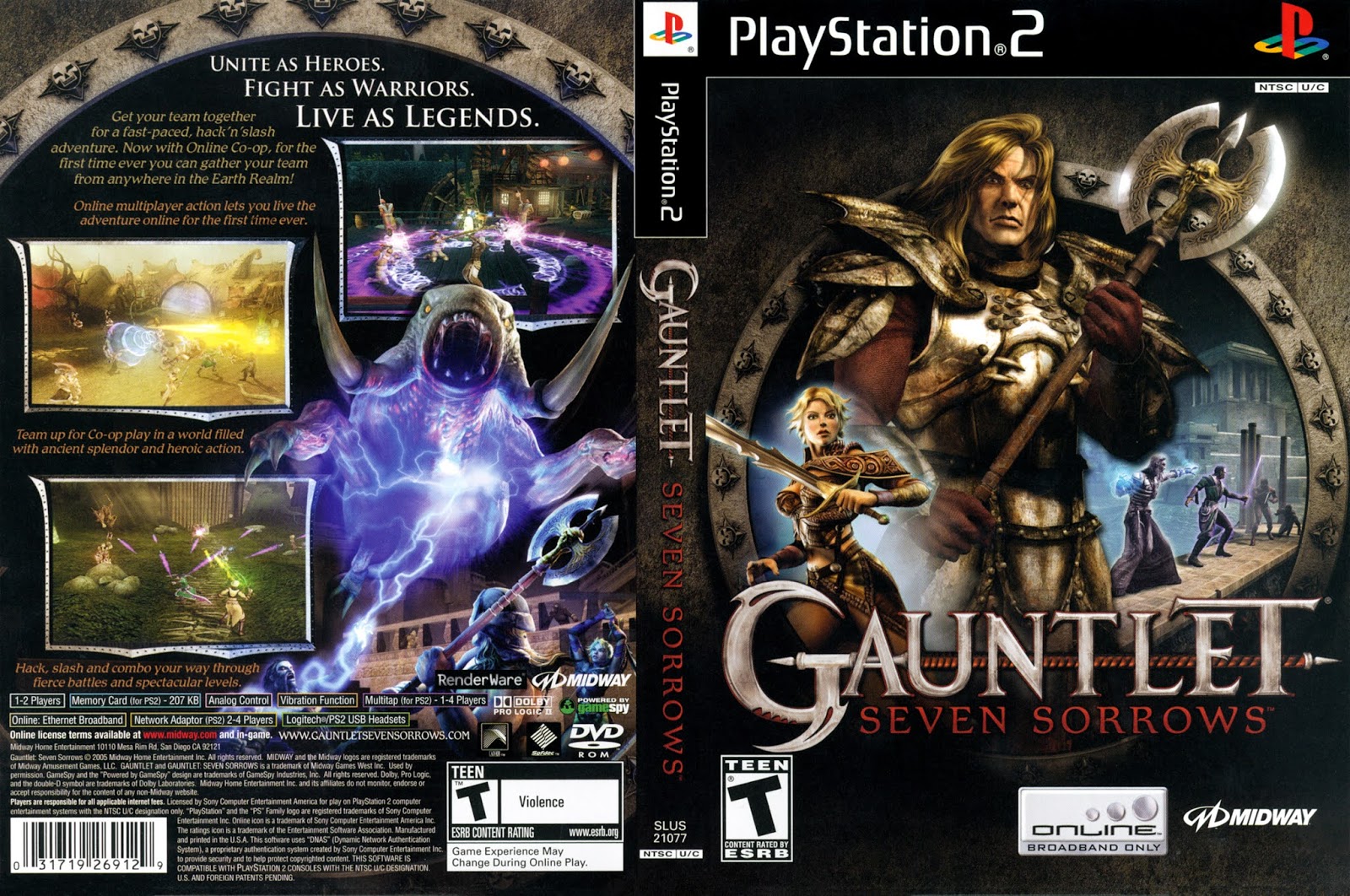 Gauntlet: Seven Sorrows RIP - Games em Torrent PS2