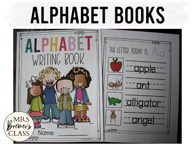 Alphabet Books | Writing and Letter Sounds Practice | Mrs. Bremer's Class