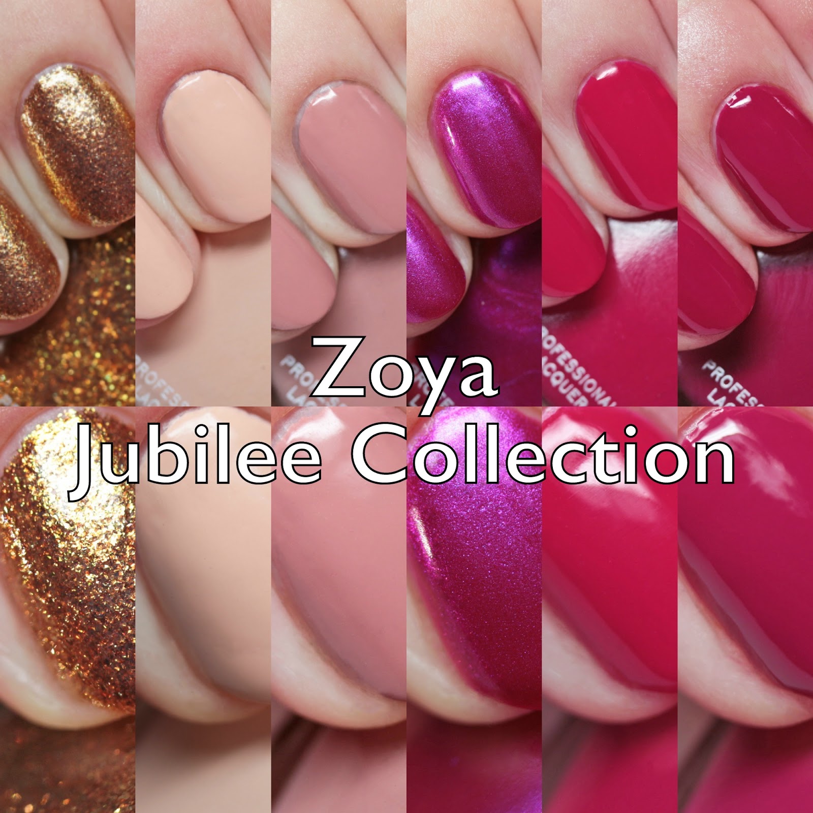 The Polished Hippy: Zoya Jubilee Collection Swatches and Review Part 1