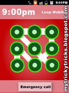 Trickytricks: Difficult Lock Patterns of mobiles phones Screen Lock