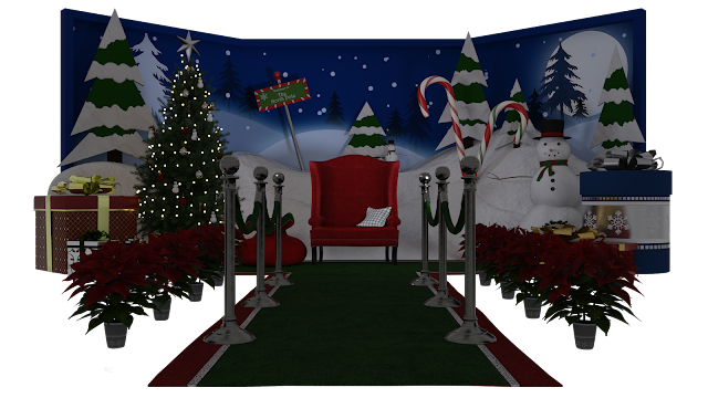 RJs Bits Bobs Props & Pieces: Mall Santa Scene