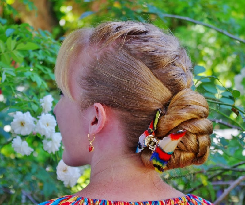 HAIRSTYLES TREND: >5 minute hairstyle~ Poofy French Mohawk Braid, Bun