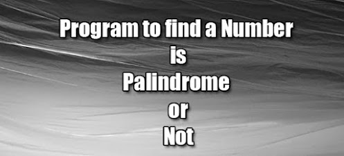 Program to check a number is Palindrome in C# ~ IT Tutorials with Example