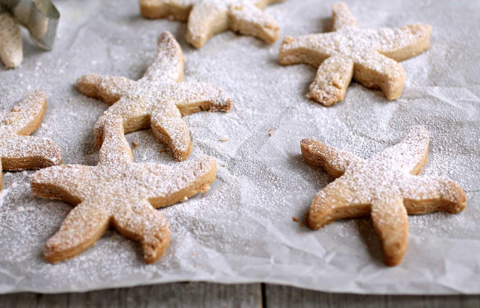 Hungry Couple: Sweet Starfish Shortbread Cookies