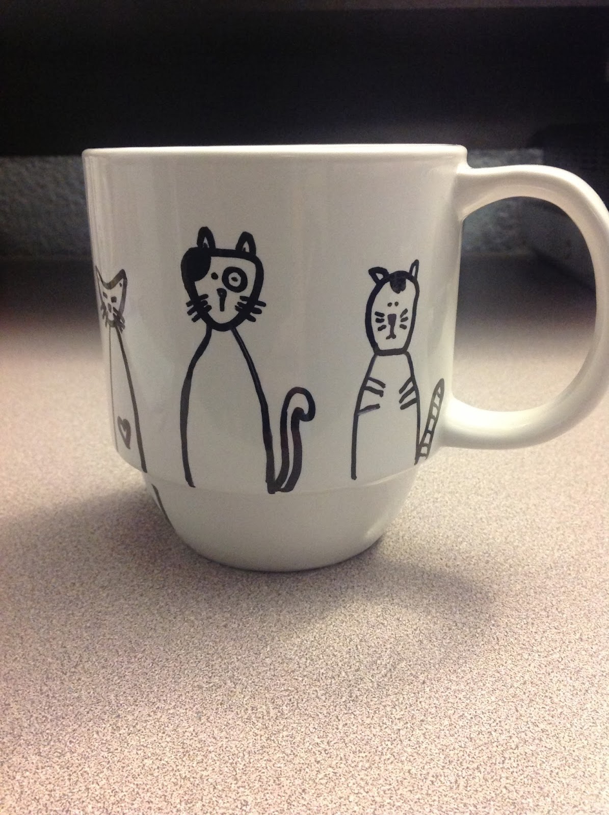 simply inter nos: DIY | CAT MUG