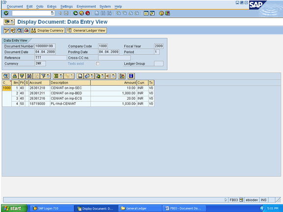 Free SAP Training Manuals: T Code- FB03 : SAP FI USER MANUAL Document ...
