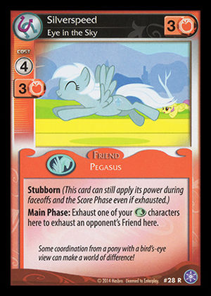MLP Silverspeed, Eye In The Sky CCG Cards | MLP Merch