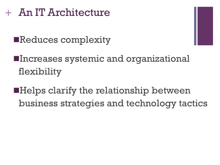What is IT Architecture? ~ CIO Dojo