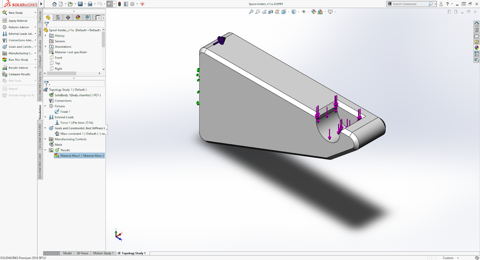 ANTALIFE's BLOG: RESEARCH: SolidWorks Topology Optimization