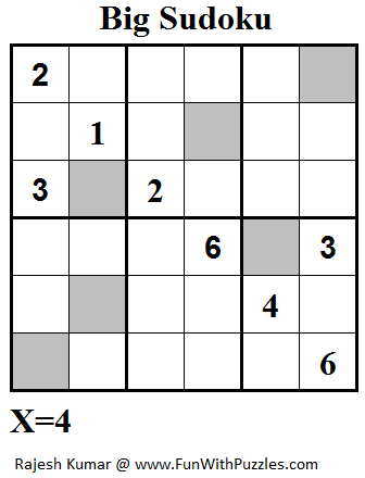 Big Sudoku (Mini Sudoku Series #52)