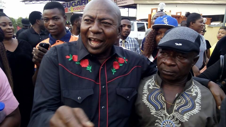 Photos from the candle light procession for late Nollywood actor Dede ...