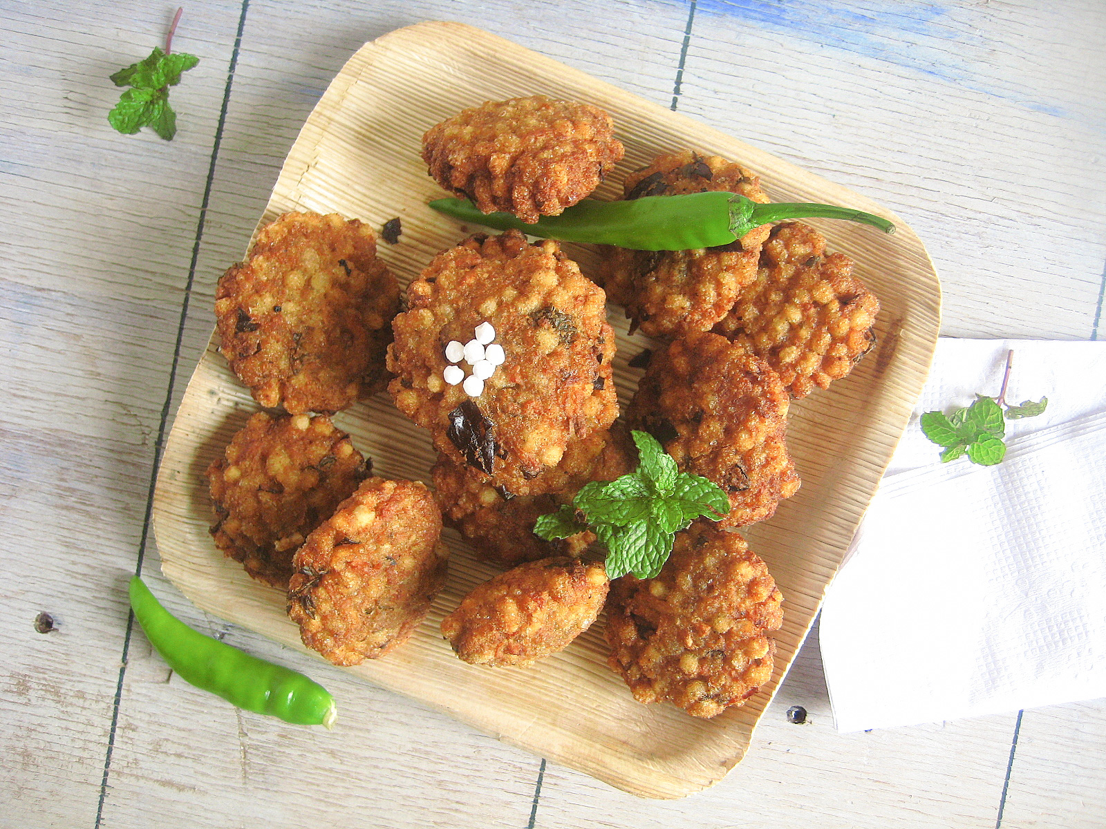 madhuri's kitchen: Sabudana Vada Recipe / Sago Vada