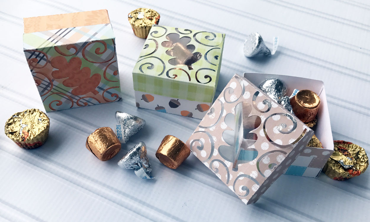 Favor Box with Leaf Cutout - Burton Avenue