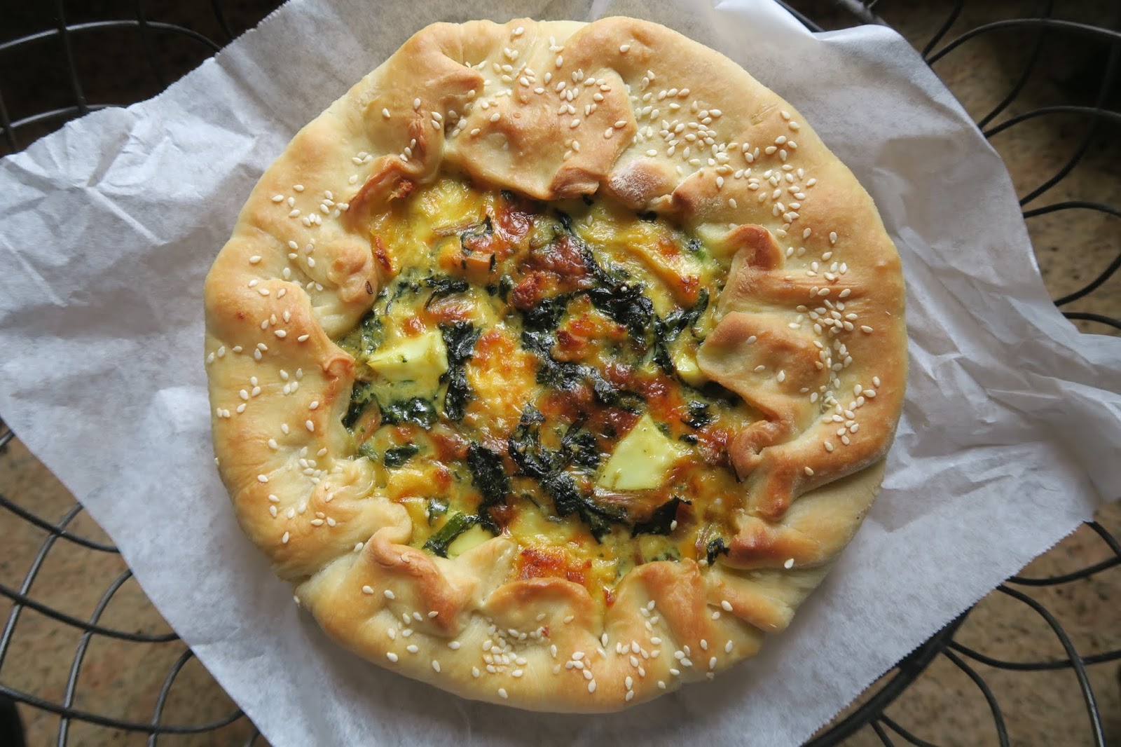 Torta Rustica (Rustic Savoury Pie)