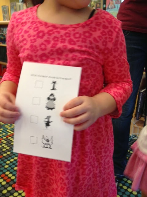 Media Mania and Library Lover: Voting on Favorite Book Character