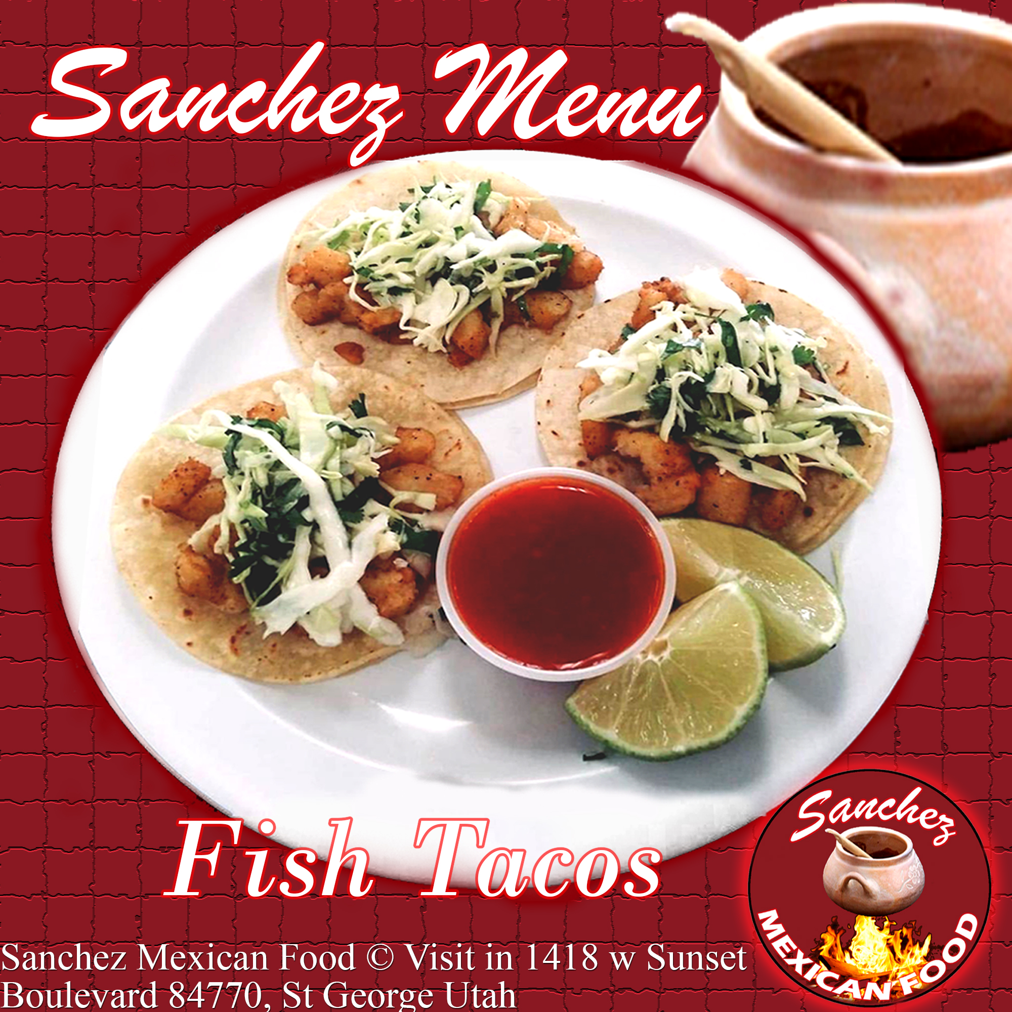 Menu ~ Sanchez Mexican Food