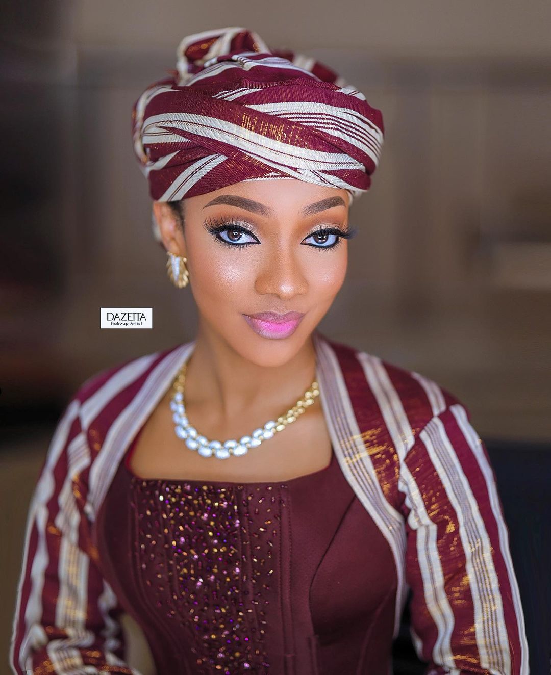 53 Latest bridal gele and makeup ideas for 2021 | Melody Jacob