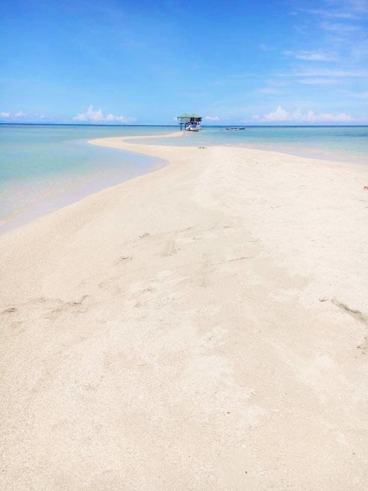 Lumayag Sandbar in Mabini, Bohol