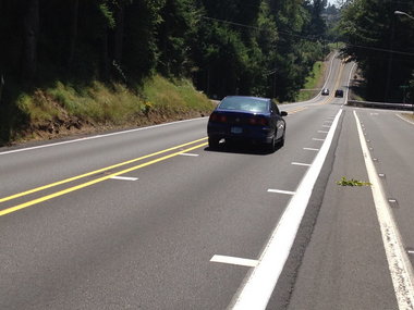 KMPO Blog: Optical Speed Bumps Tested In Oregon To Slow Drivers Down