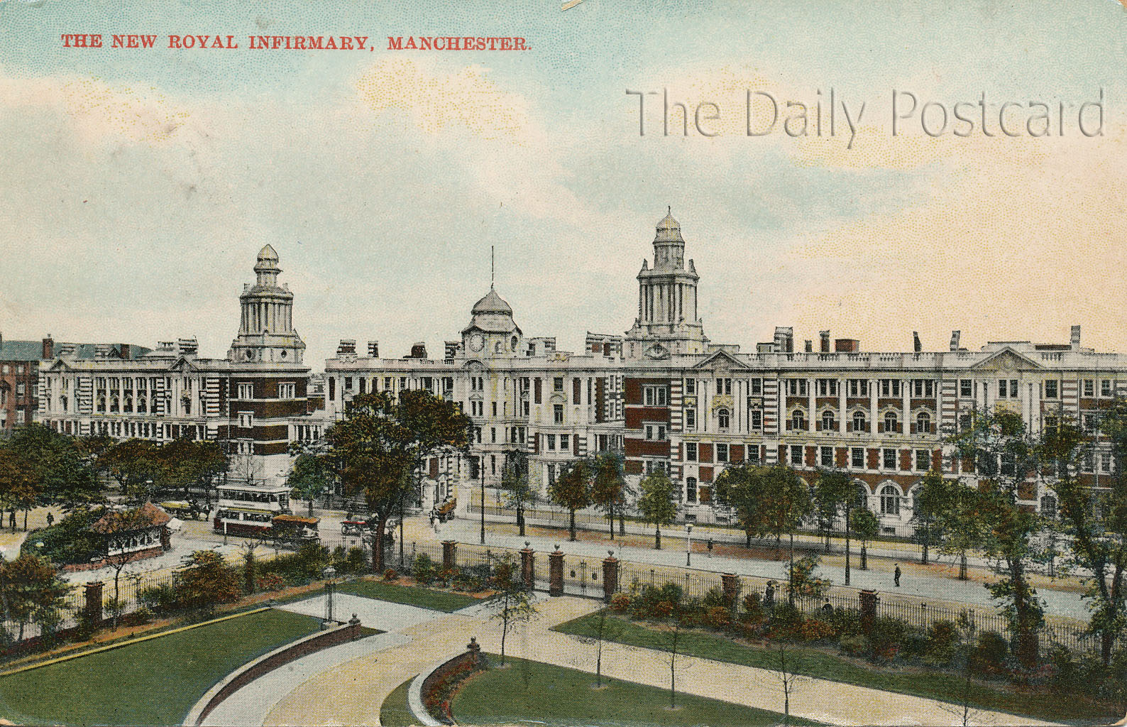 The Daily Postcard: The Royal Infirmary - Manchester, England