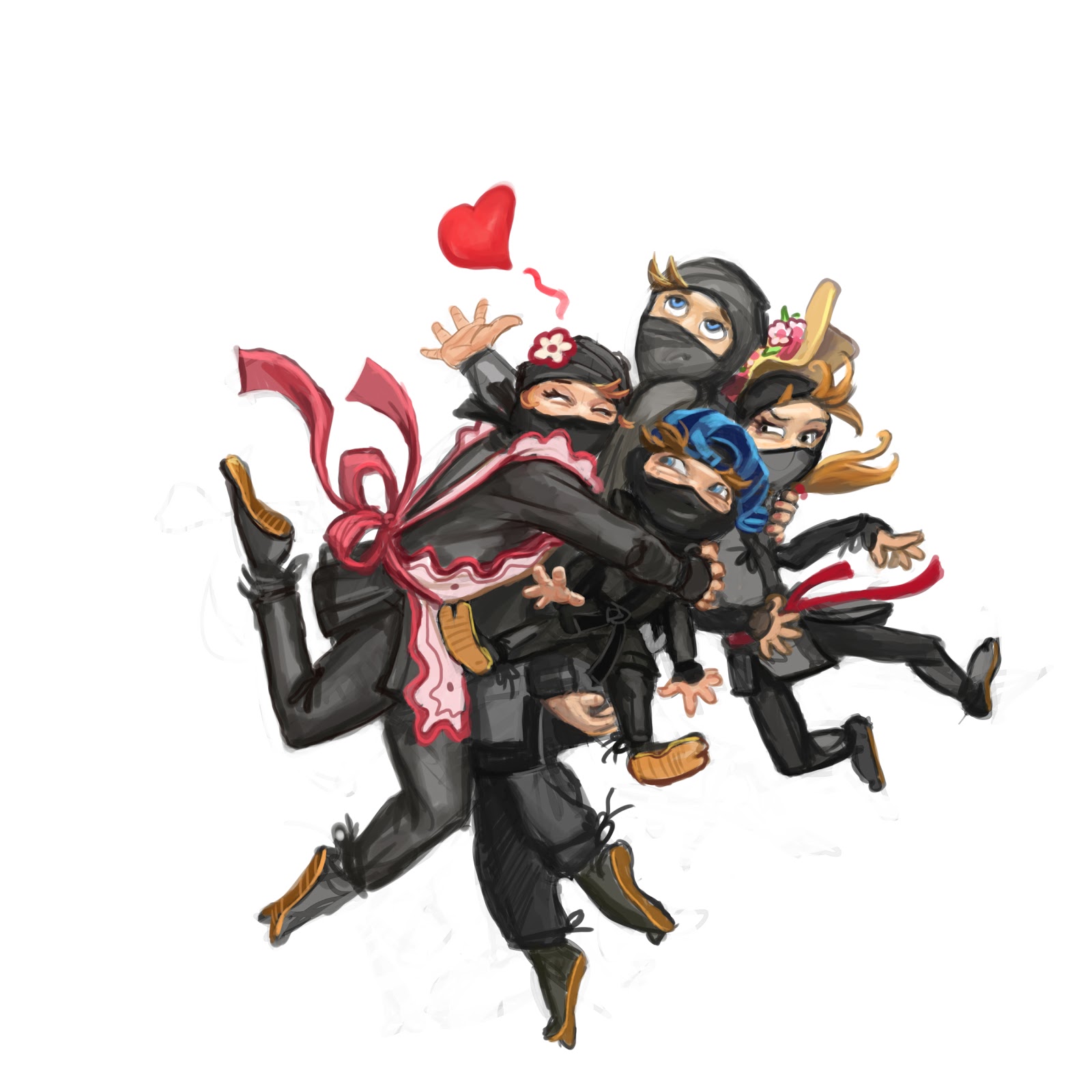 Touch Paper Press: Designer's Diary - Ninja Family Picnic