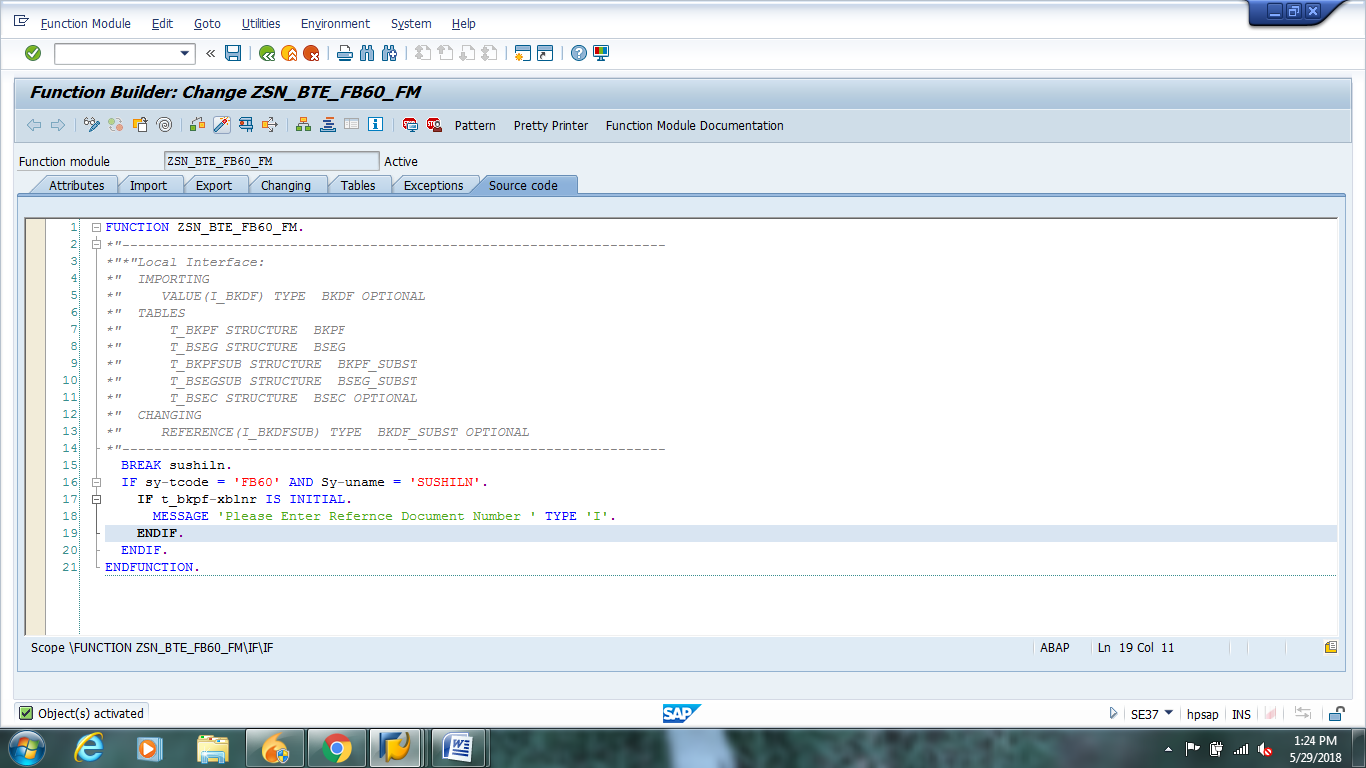 SAP ABAP FOR BEST PRACTICE AND TRAVEL RELATED GUIDE: May 2018
