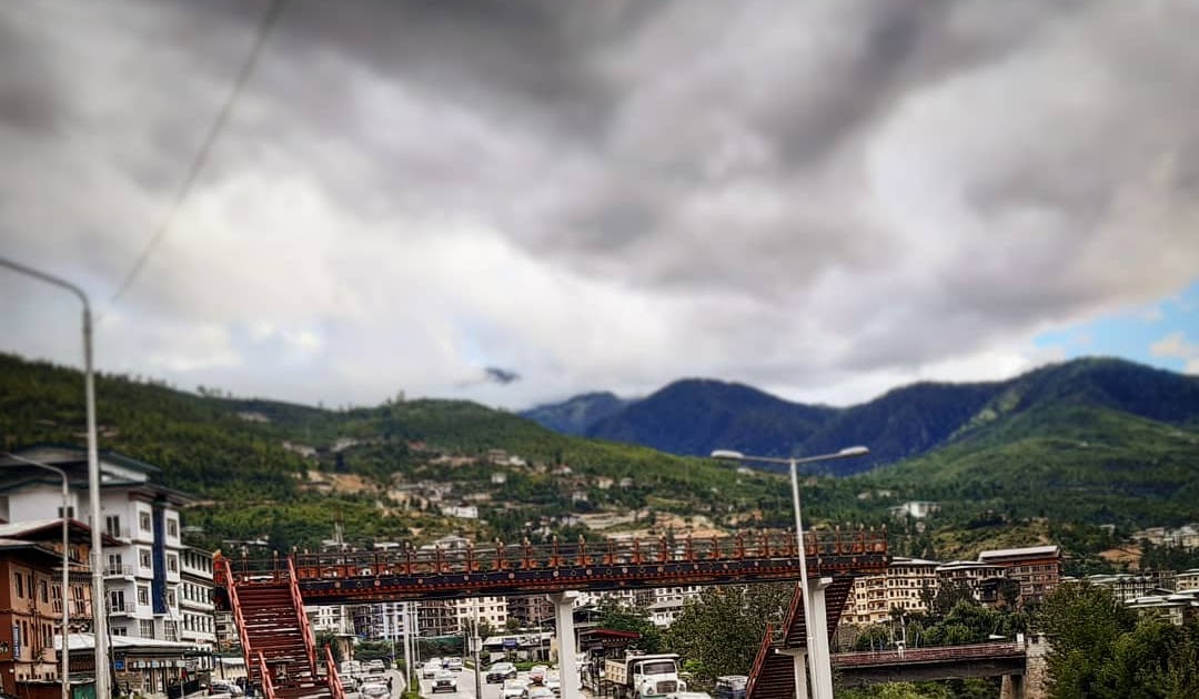 PaSsu Diary : The First Pedestrian Crossover Bridge in Thimphu Olakha