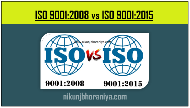 ISO 9001:2008 vs ISO 9001:2015